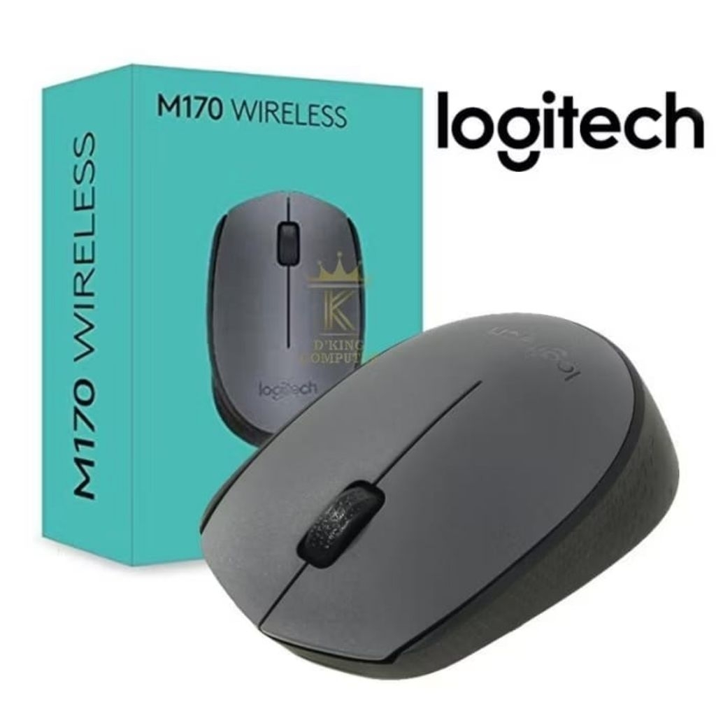 Jual Mouse Wireless Logitech M170 Original warna Hitam resmi | Shopee ...