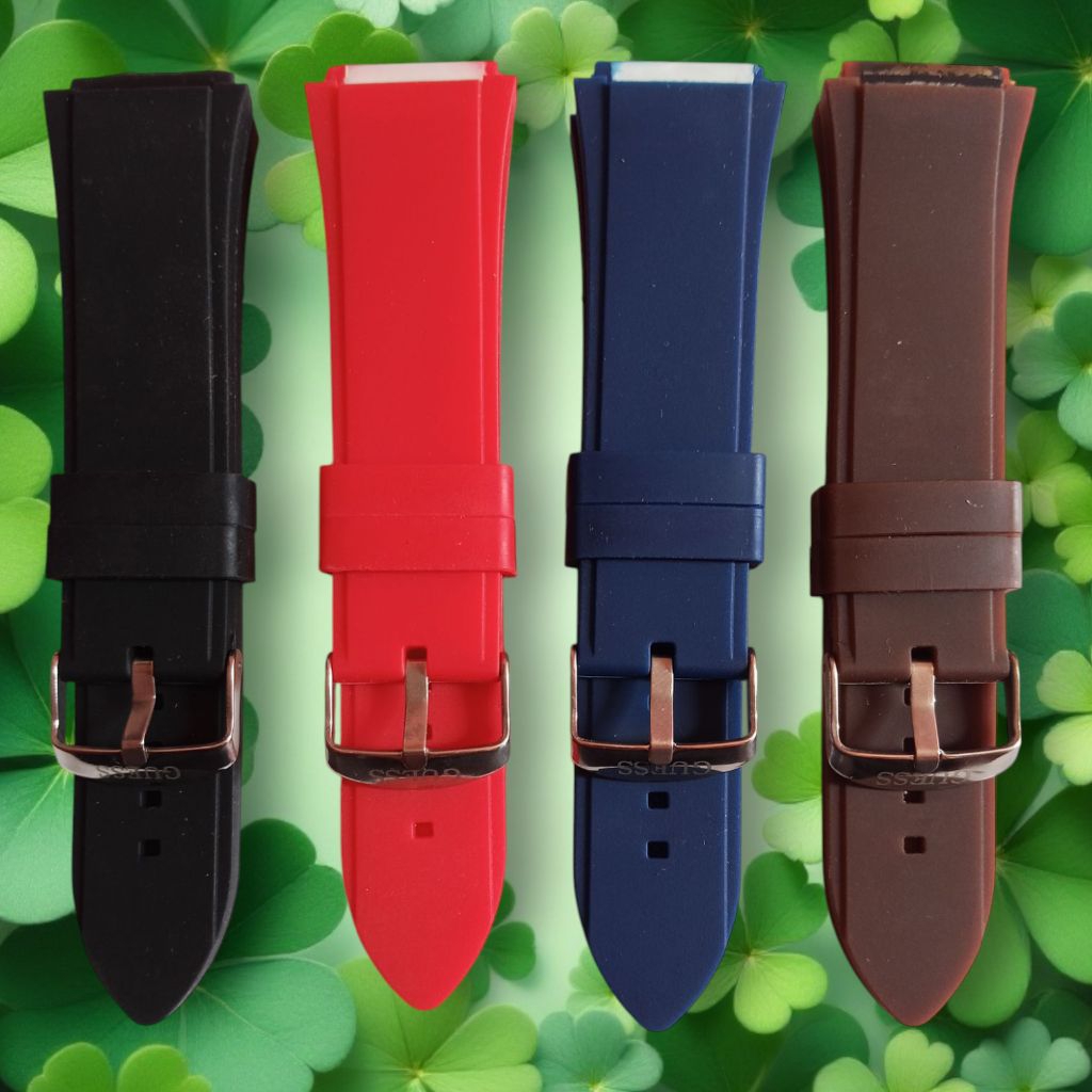 Jual TALI JAM GUESS W0247G3 W0040G3 W1049G2 STRAP RUBBER SILIKON 22MM ...