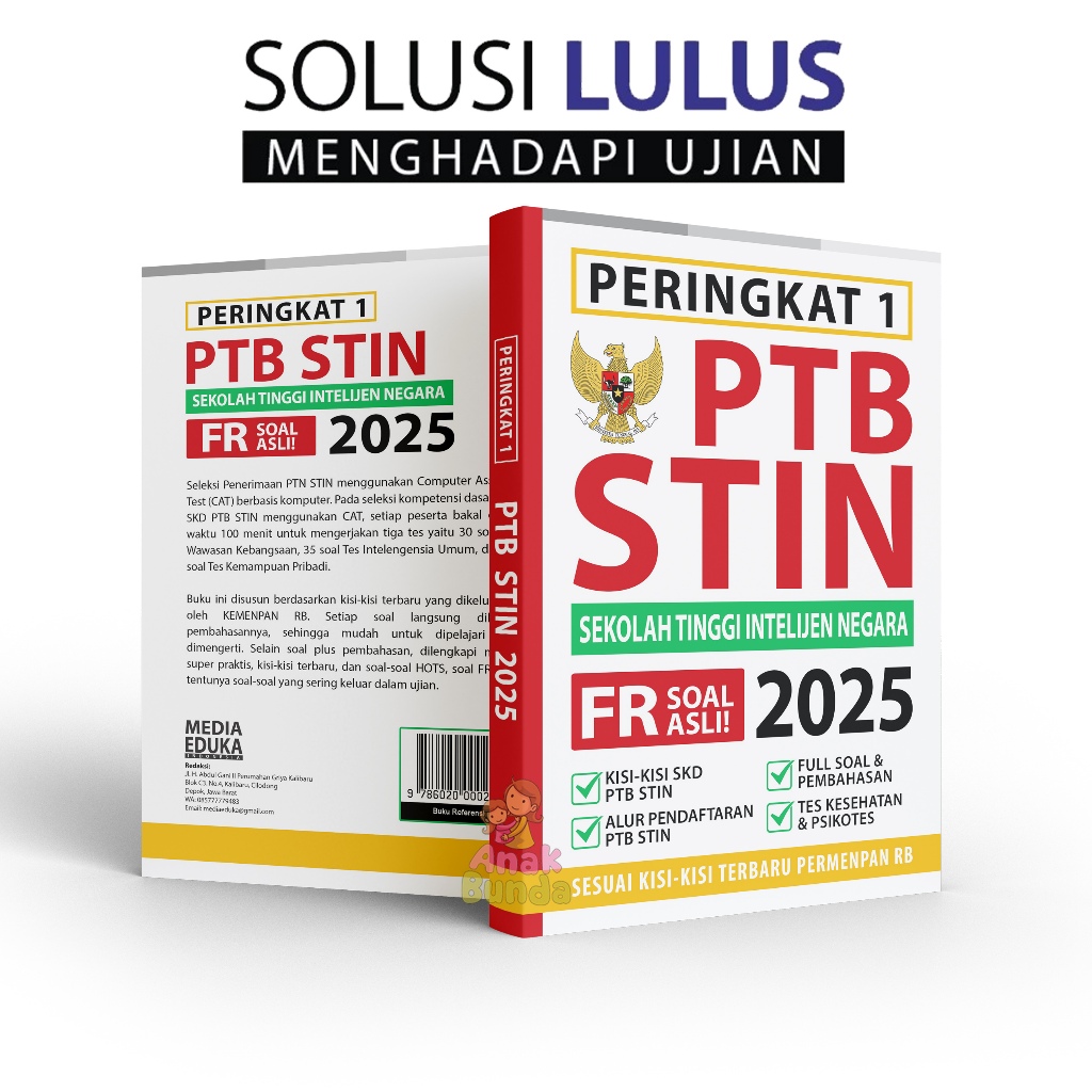 Jual Peringkat 1 STIN 2025: Kumpulan Soal dan Pembahasan Lengkap Tes ...