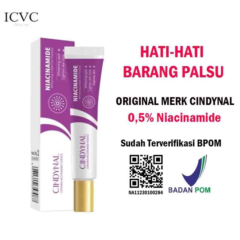 Jual BPOM CINDYNAL Niacinamide Skin Cream Salep Penghilang Flek Hitam/Bintik Bekas Jerawat ...