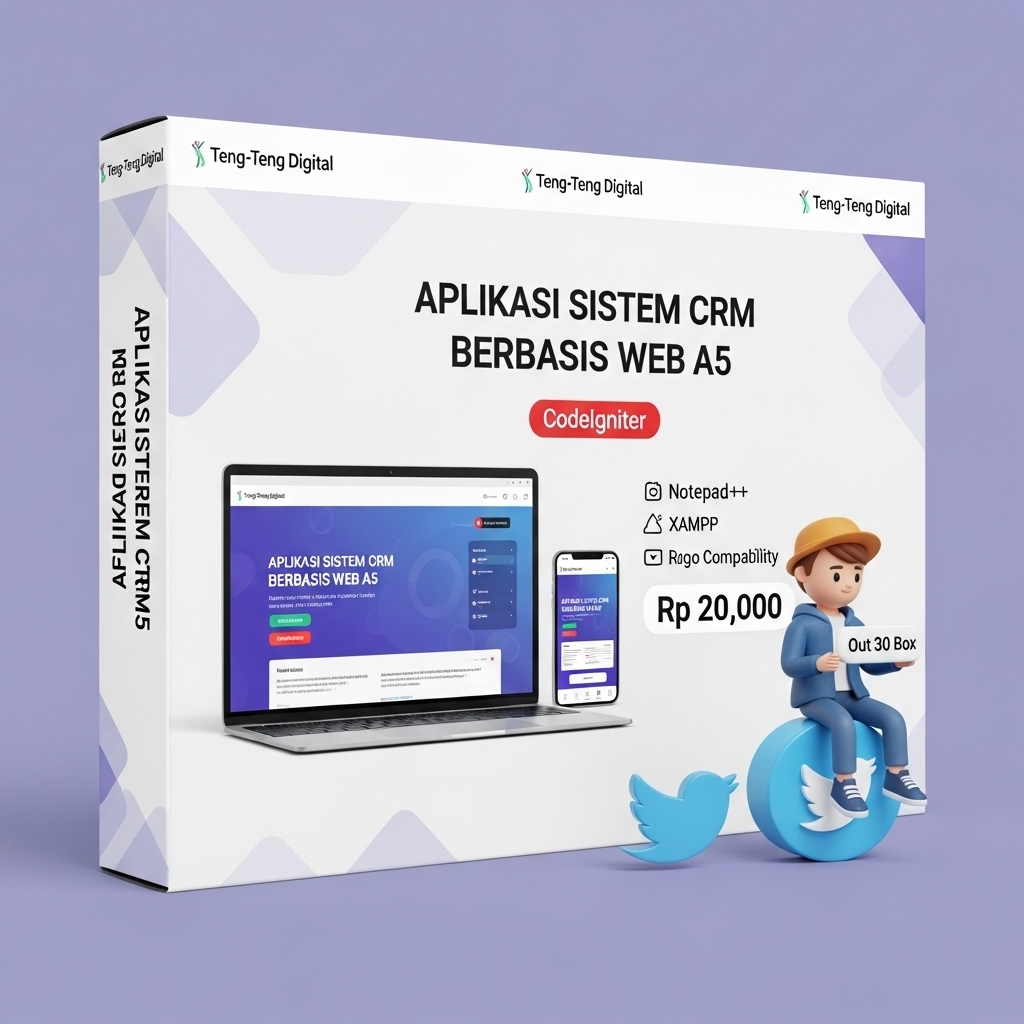 Jual APLIKASI SISTEM CRM BERBASIS WEB A5 | Shopee Indonesia