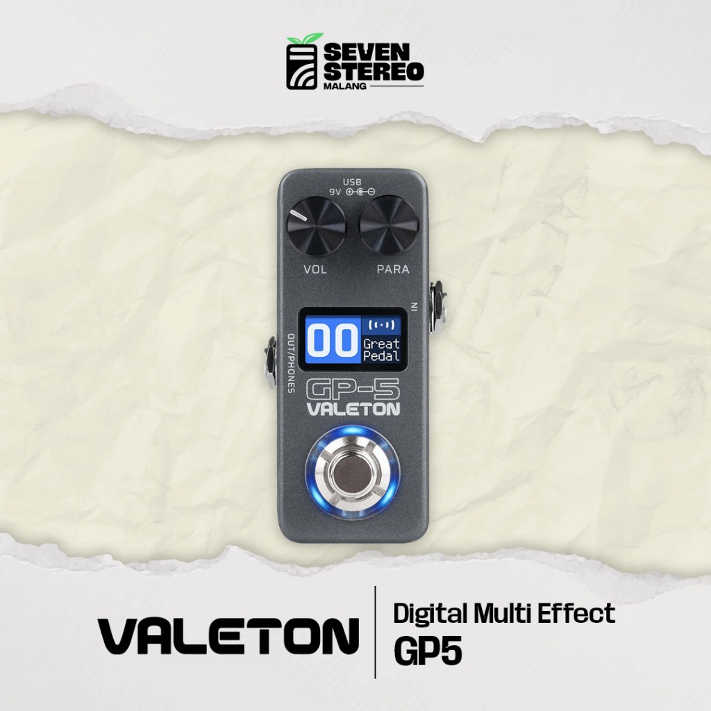 Jual Valeton GP-5 GP5 GP 5 Digital Multi Effect Amp Simulator IR Loader | Shopee Indonesia