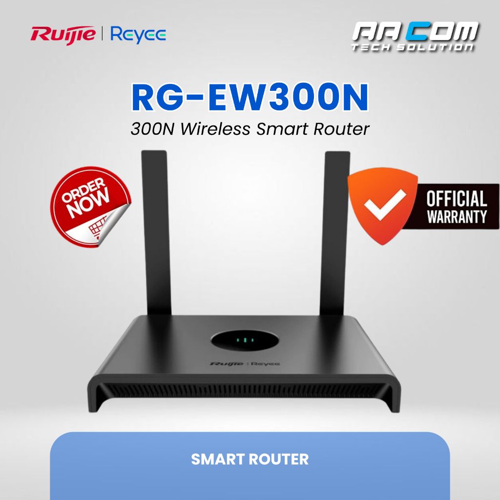 Jual ROUTER RUIJIE REYEE RG-EW300N KECEPATAN 300 Mbps | Shopee Indonesia