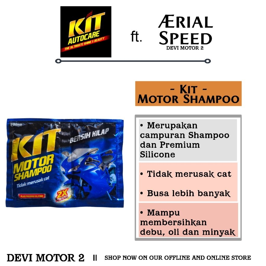 Jual Kit Motor Shampoo / Sabun Cuci Motor Sashet | Shopee Indonesia