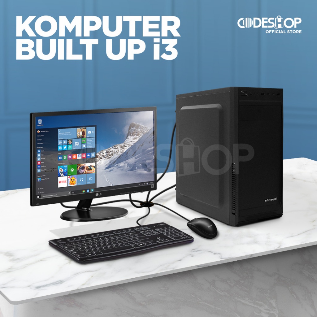 Jual Komputer PC Kasir Rakitan CPU Intel Core i3 RAM 8GB SSD 256GB LED SPC | Shopee Indonesia