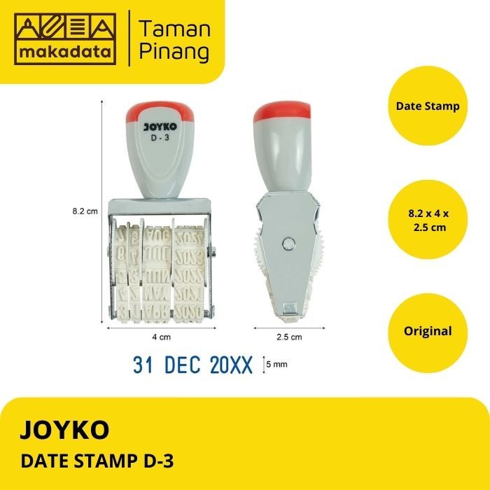 Jual JOYKO DATE STAMP D-3 / STEMPEL HARI (1 PCS) | Shopee Indonesia