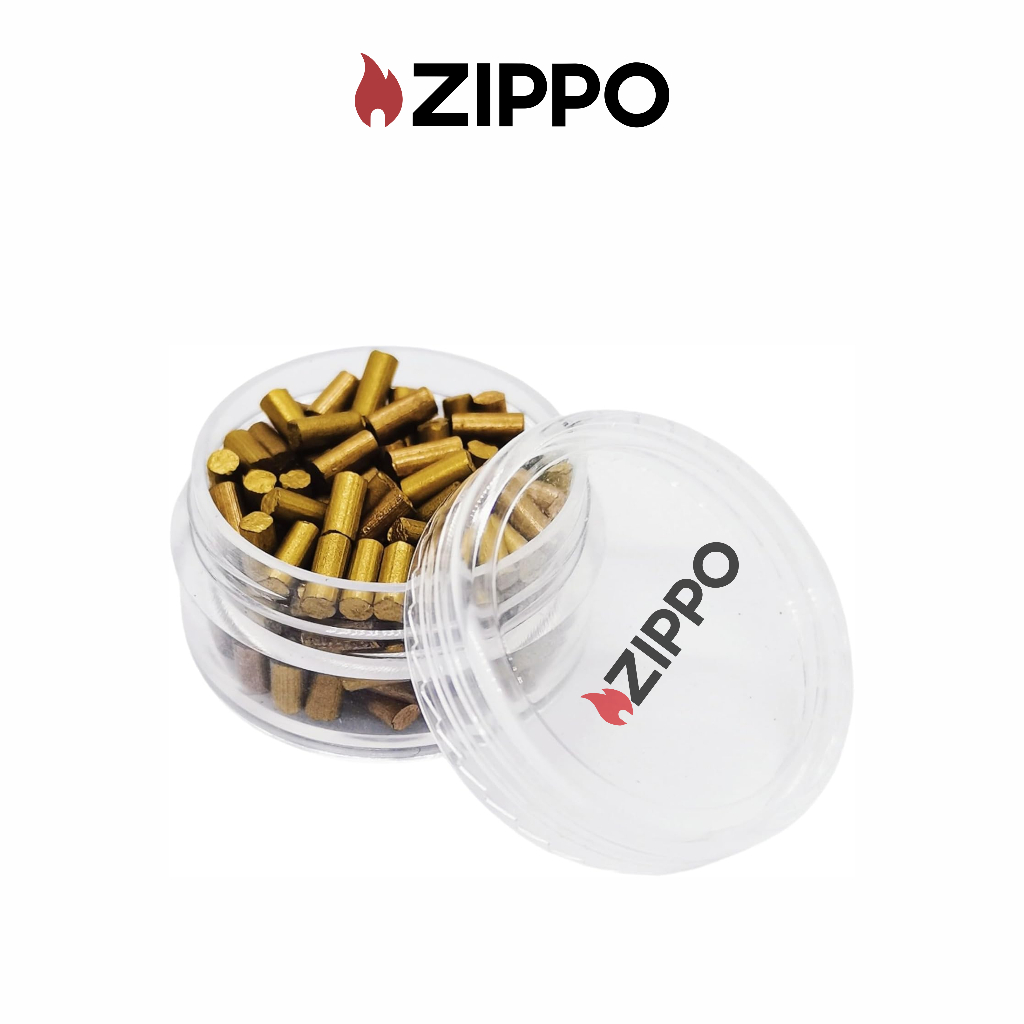 Jual Zippo Flints 100 Pcs Batu Korek Api Warna Gold isi 100 Pcs ...