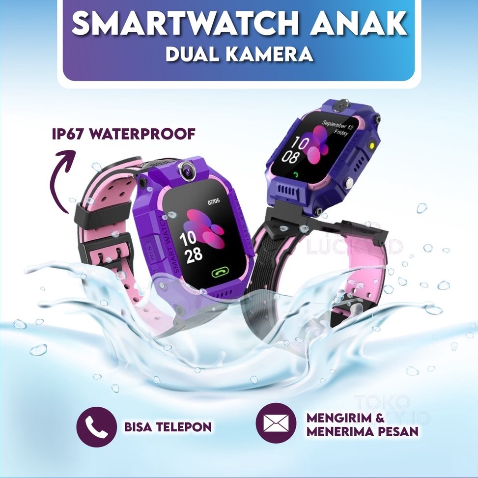 Jual KODE G87Y Jam Anak Dual Kamera GSM Lokasi Kids Smartwatch Digital ...