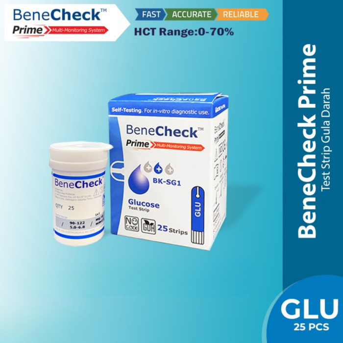 Jual Benecheck Prime Strip Gula Glucose | Shopee Indonesia