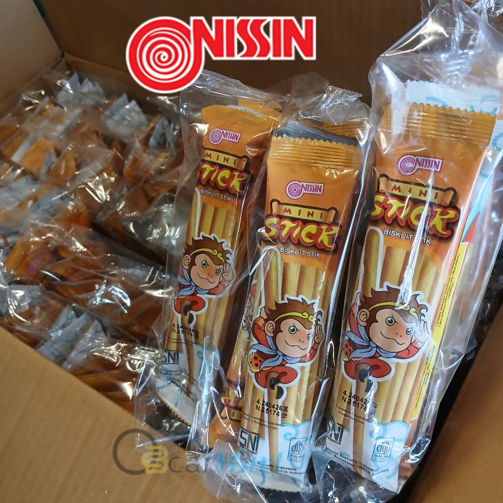 Jual NISSIN BISKUIT MINI STICK 1 Pack isi 10 Stik 13g | Shopee Indonesia