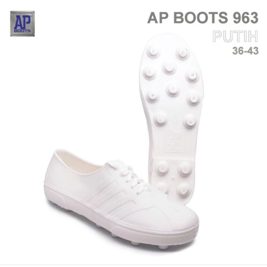 Jual AP Boots Multi Fungsi - AP PUL BOLA 963 Putih dan 967 Hitam AP ...