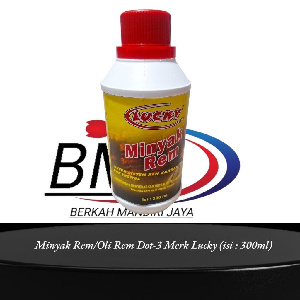 Jual Minyak Rem / Oli Rem Dot-3 Merk Lucky isi 300ml | Shopee Indonesia