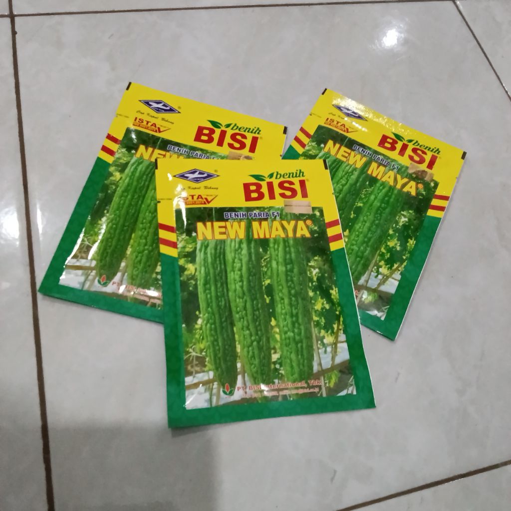 Jual Benih Bibit Paria Pare New Maya F1, Tipe jumbo (Mudah Merambat ...