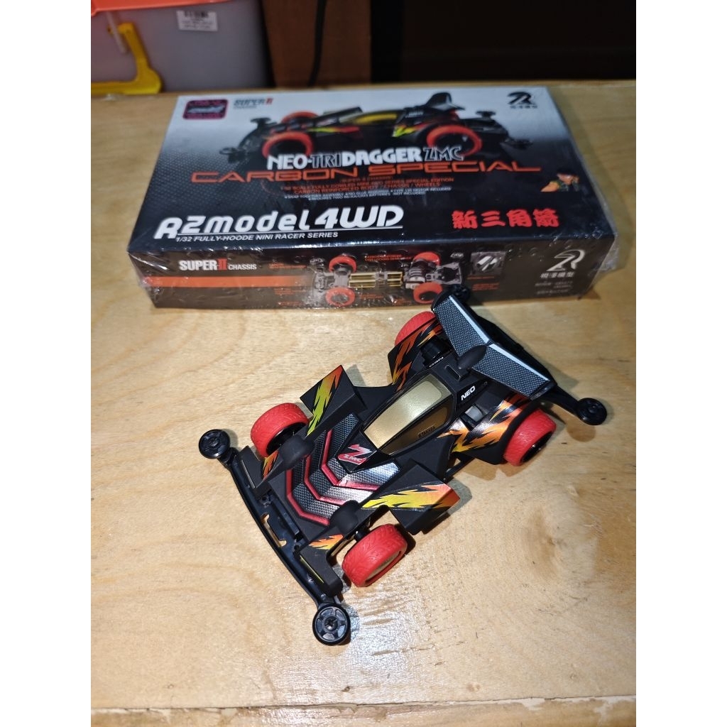 Jual Mini4wd Neo Tridagger ZMC Carbon Special merek Ruize kw Tamiya ...