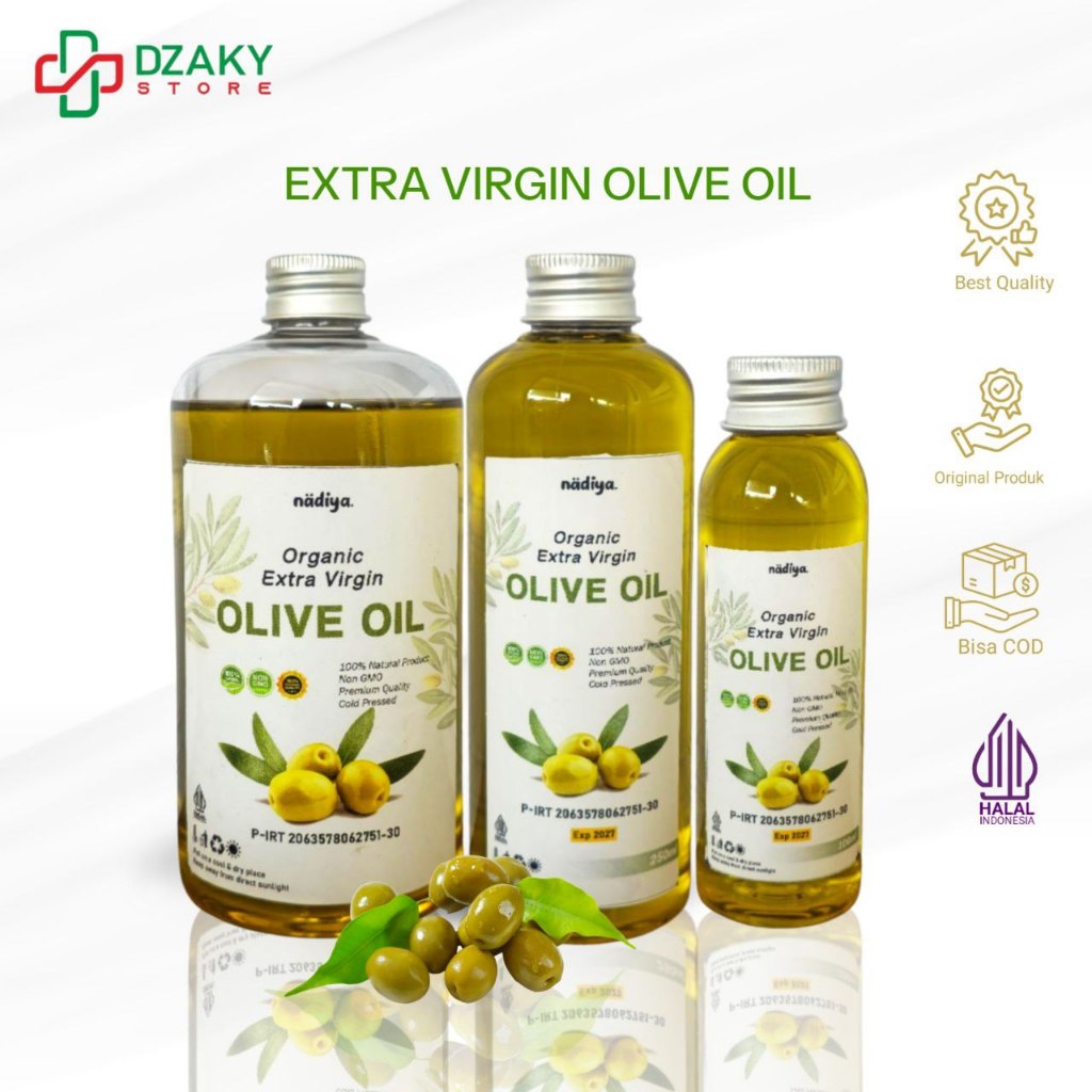 Jual Minyak Zaitun Extra Virgin Olive Oil EVOO Organic Premium 100% ...