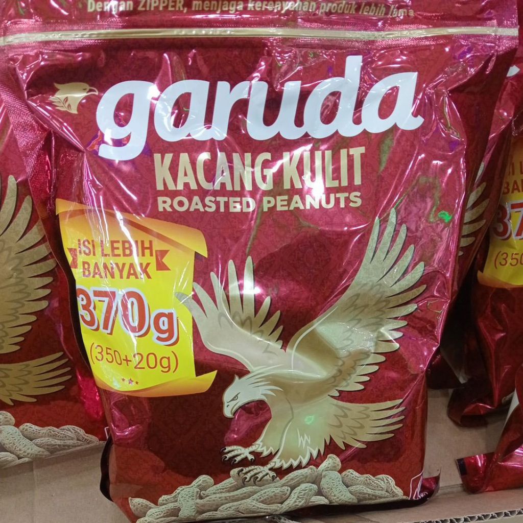 Jual Garuda Kacang Kulit Roasted Peanuts 370g | Shopee Indonesia
