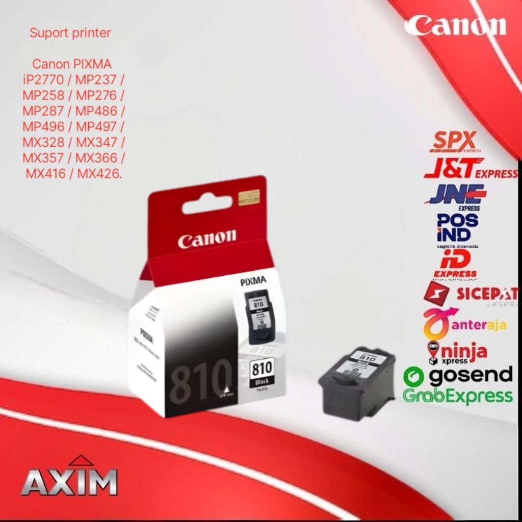 Jual Tinta Cartridge Canon 810 Black Untuk printer Suport printer Canon ...