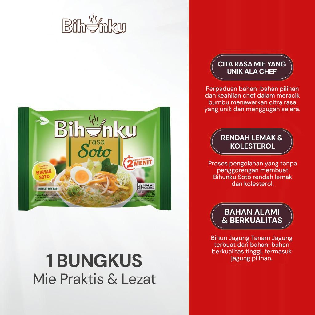 Jual Bihunku Instant Rasa Soto 1 Dus isi 40pcs | Shopee Indonesia