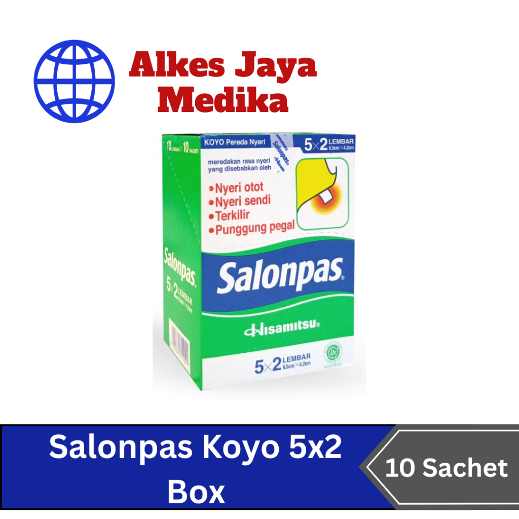 Jual Salonpas Koyo 5x2 Box Isi 10 Sachet | Shopee Indonesia