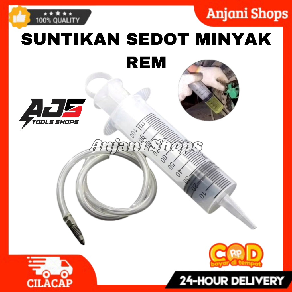 Jual Alat Bleeding minyak Rem Motor / Mobil Universal suntikan Kuras ...