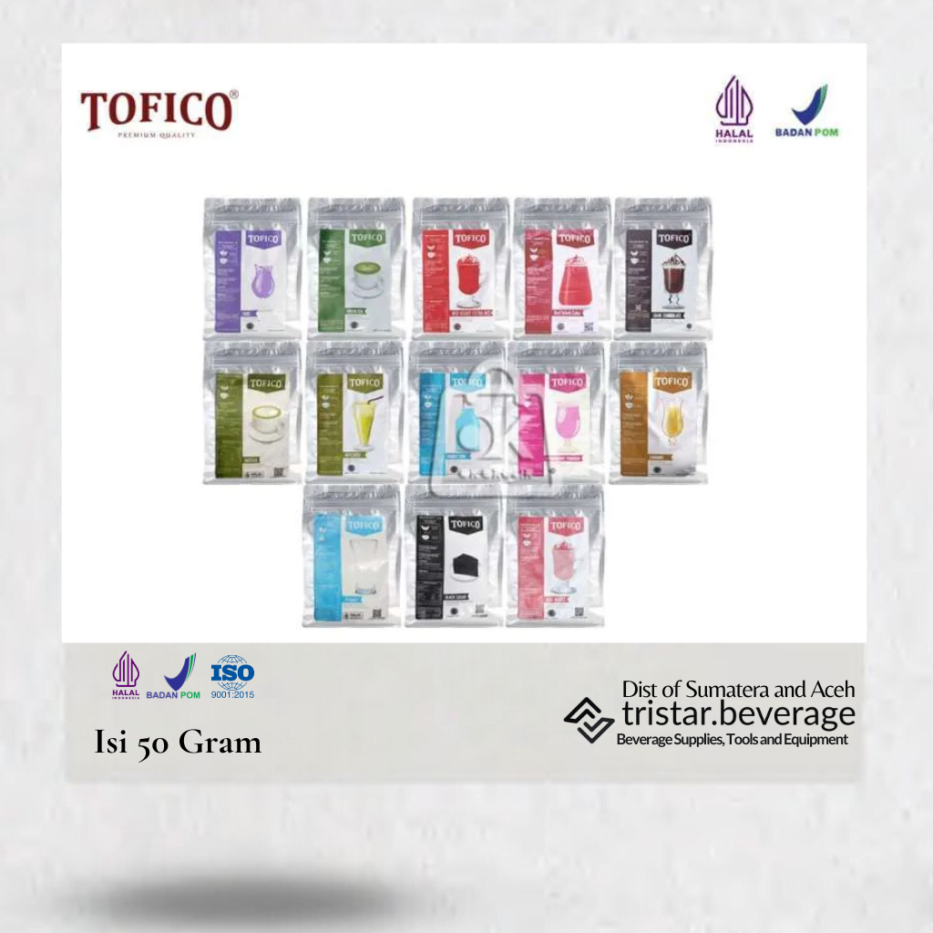 Jual Tofico Powder - Bubuk Minuman Kemasan Repack 50 gr - All Variant ...