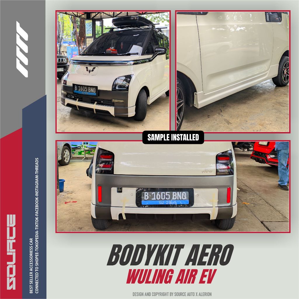 Jual BODYKIT AERO AIREV - BODY KIT WULING AIR EV | Shopee Indonesia