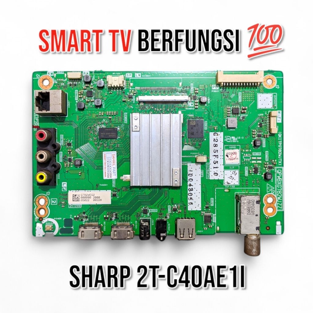 Jual MB SHARP 2T-C40AE1I - MAINBOARD SHARP 2T-C40AE1I - MESIN TV SHARP ...