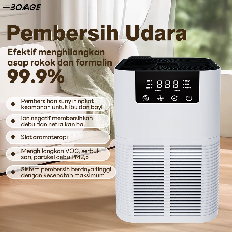 Jual Pembersih Udara Dengan Hepa Filter Anti-Allergen Aromatherapy/Air Purifier Alat Penyaring ...
