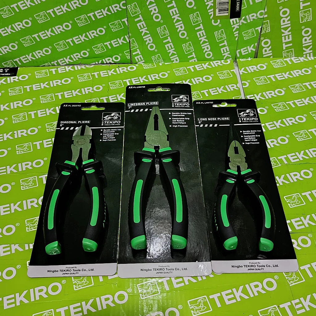 Jual TEKIPO Tang Tang Kombinasi 7inch Tang Potong 6inch Tang Lancip ...