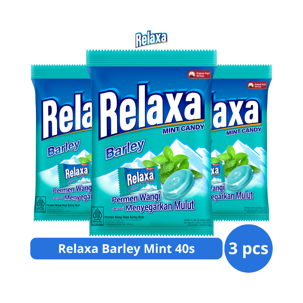 Jual Relaxa Barley Mint 40s x 3 pcs | Shopee Indonesia