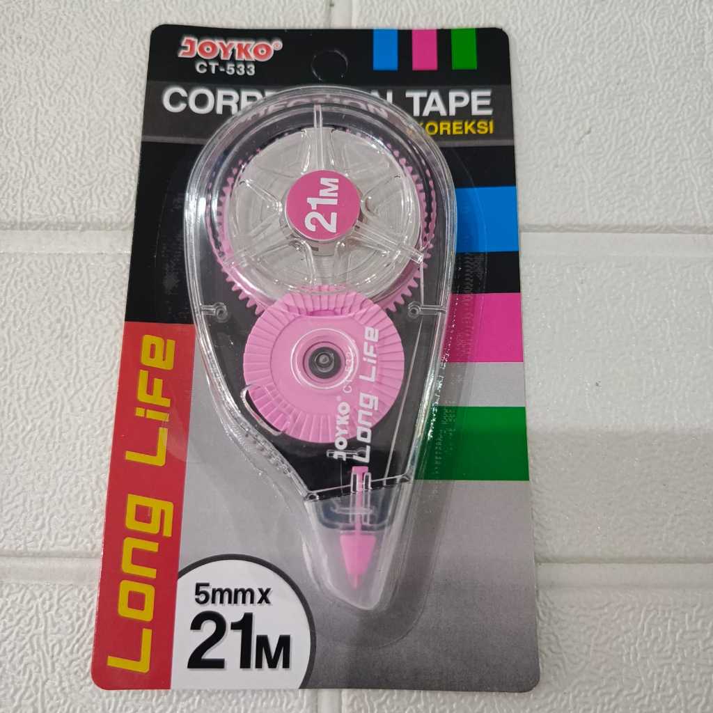Jual Stipo kertas Correction Tape JOYKO CT-533 / 21 Meter | Shopee ...