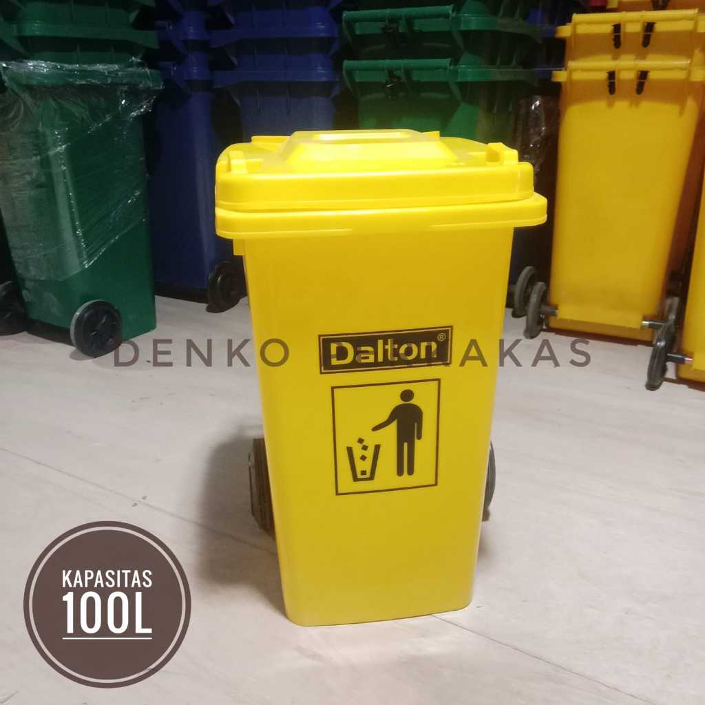 Jual Tempat Sampah Besar Beroda 100 Liter - Dalton | Shopee Indonesia