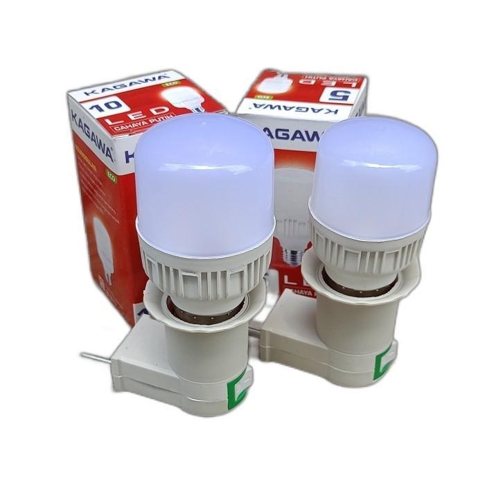 Jual Lampu led set fitting colok dinding saklar on/off fitting lampu ...