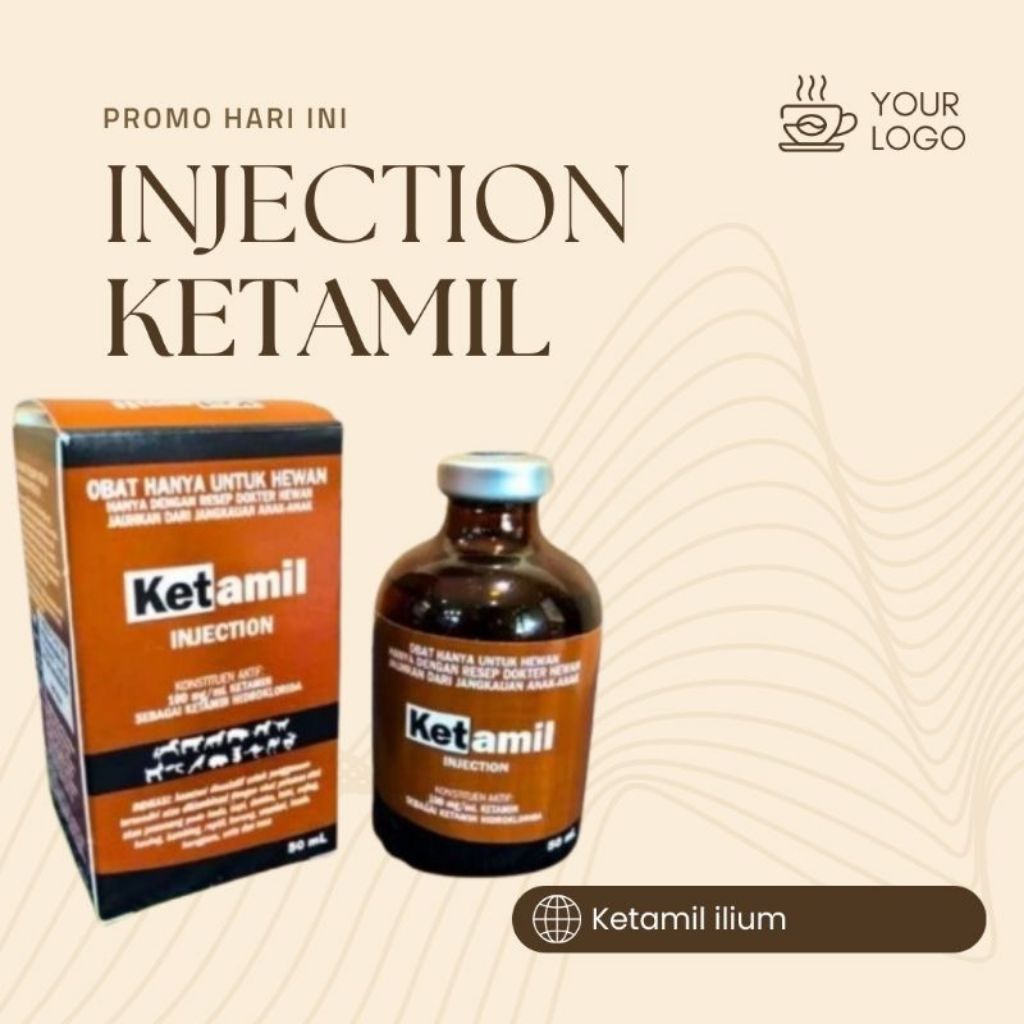 Jual Ketamil Illium 50ml Asli Original Obat Untuk Segala Jenis Hewan ...