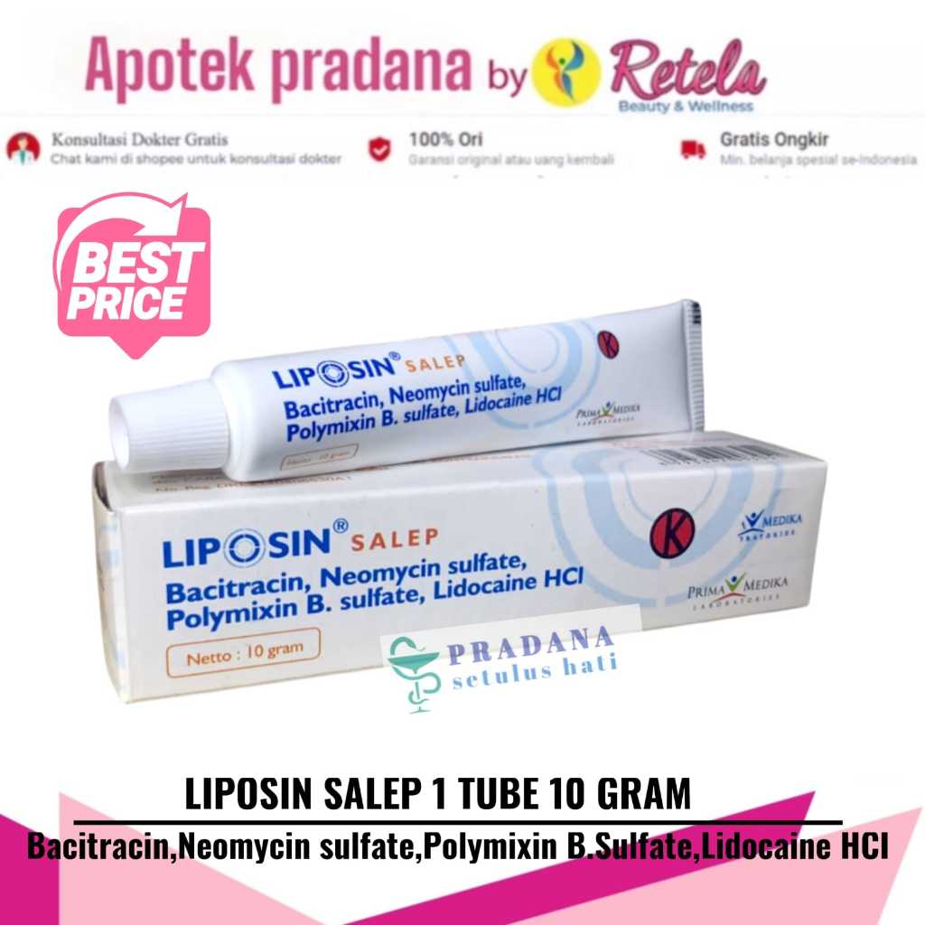 Jual LIPOSIN OINTMENT 10 G | Shopee Indonesia