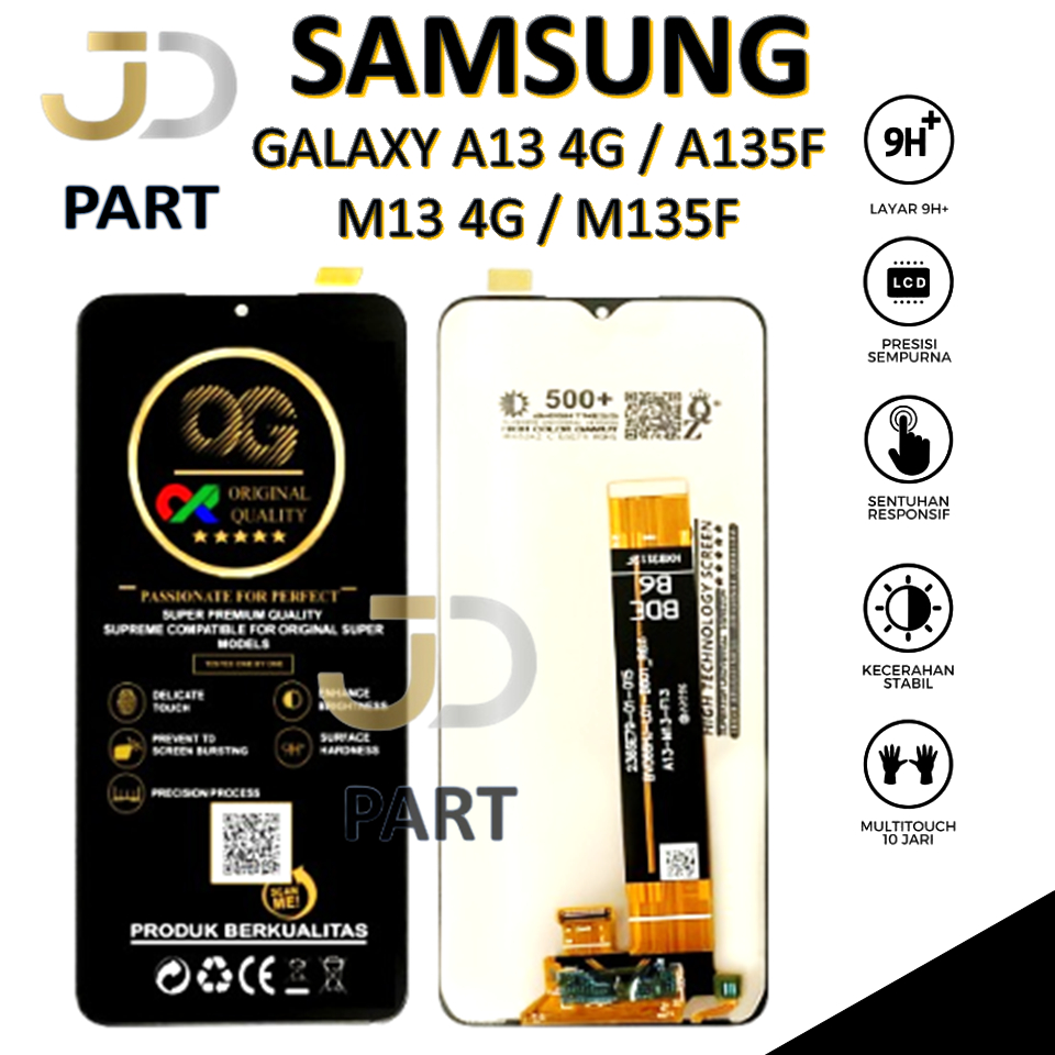 Jual LCD TOUCHSCREEN SAMSUNG GALAXY A13 4G / A135F / M13 4G / M135F COMPLETE 1 SET | Shopee ...