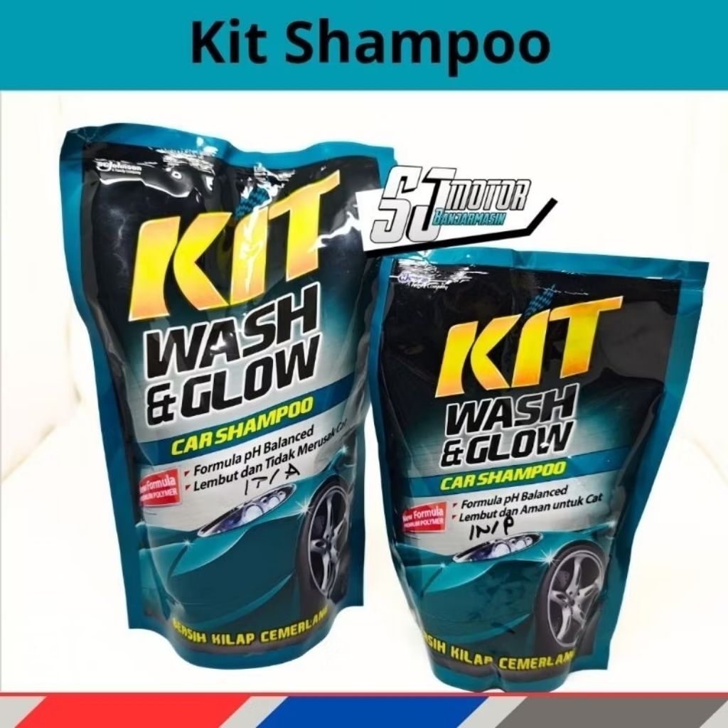 Jual Kit Wash dan Glow Shampo Motor dan Mobil Pouch Refill 400 - 720ml ...
