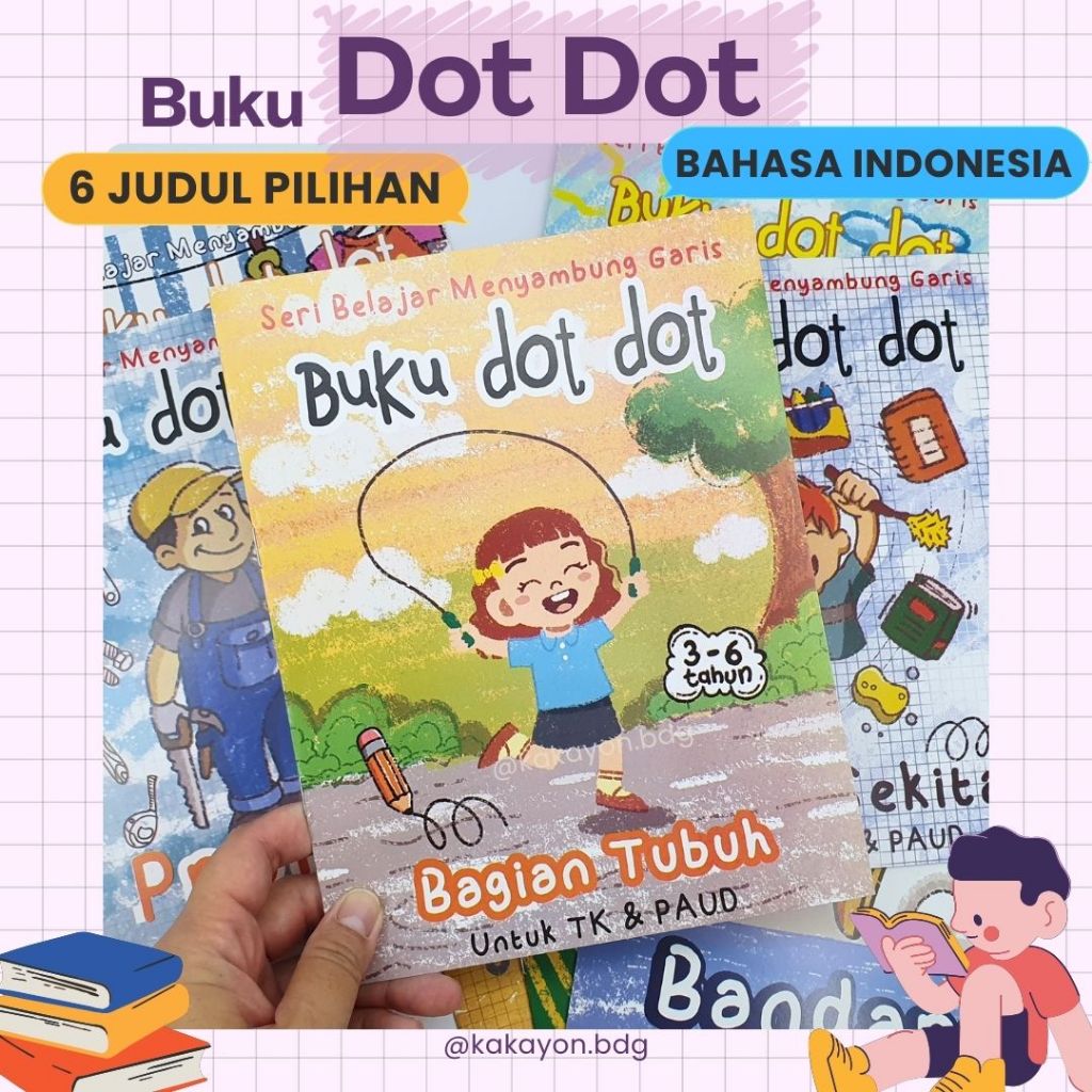 Jual Buku Dot Dot Aktivitas Mewarnai Menggambar Menyambung Titik / Anak ...
