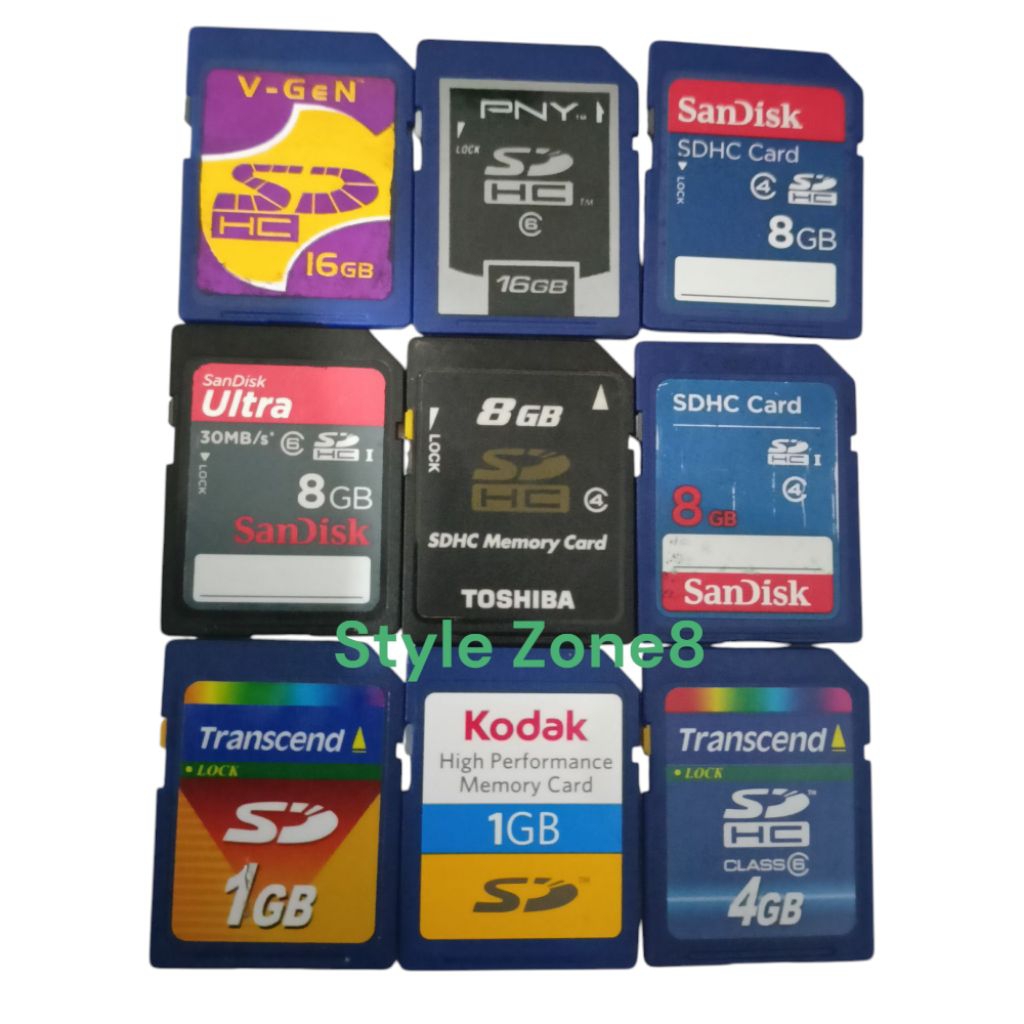 Jual Memory Kamera / SDHC / SD / MMC V-GEN Sandisk Kodak PNY Tosiba ...