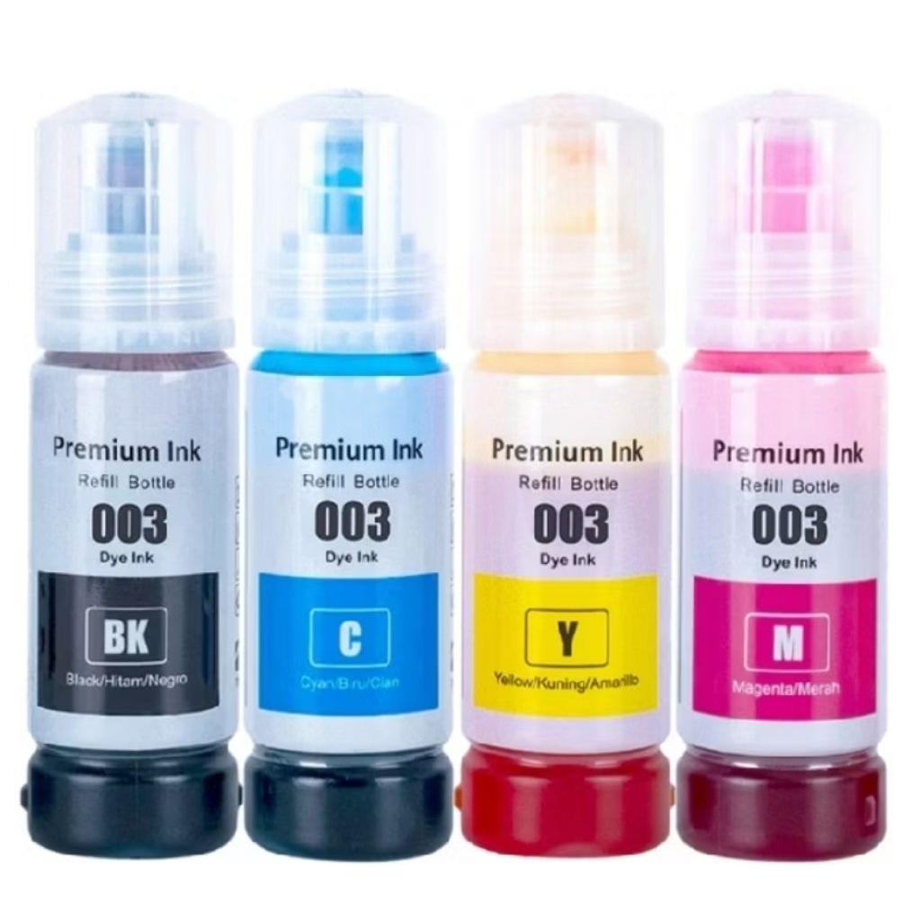 Jual Tinta Refill 003 Premium untuk printer epson tidak merusak head ...