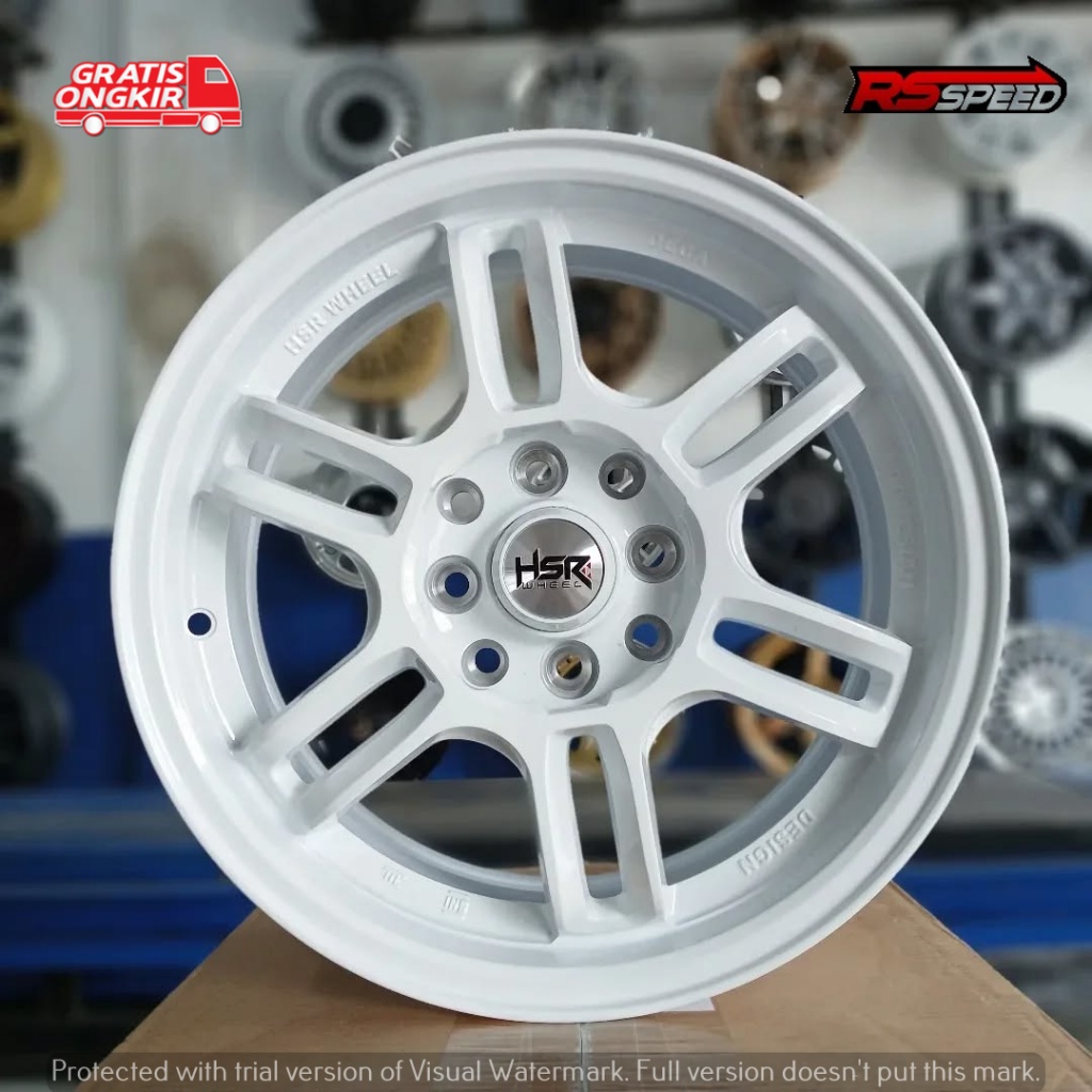 Jual Velg racing hsr aeri R14 pcd dobel 4x100-114,3 buat mobil karimun ...