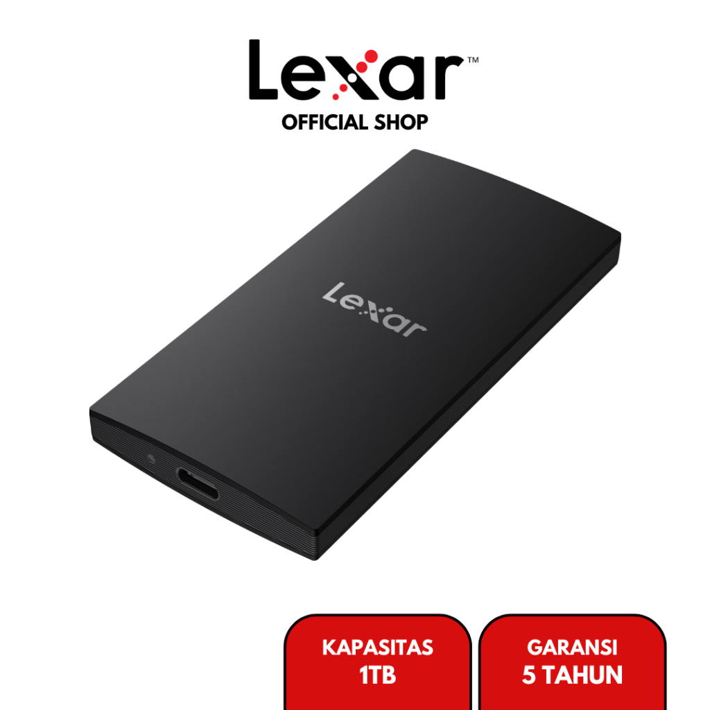 Jual Lexar SSD Portable SL300 USB 3.2 Gen 2 Type C Up to 1050MB/s - 1TB ...