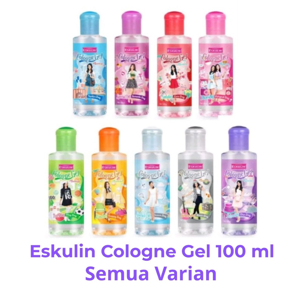 Jual Eskulin Cologne Gel 100 ml Semua Varian - Ukuran Besar | Shopee ...