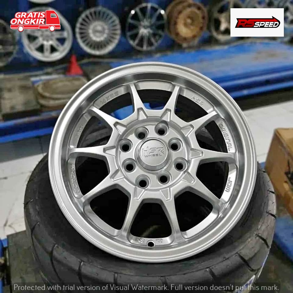 Jual Velg original hsr srd R14 lubang baud 4x100-4x114,3 buat mobil xenia,avanza,brio,agya,calya ...