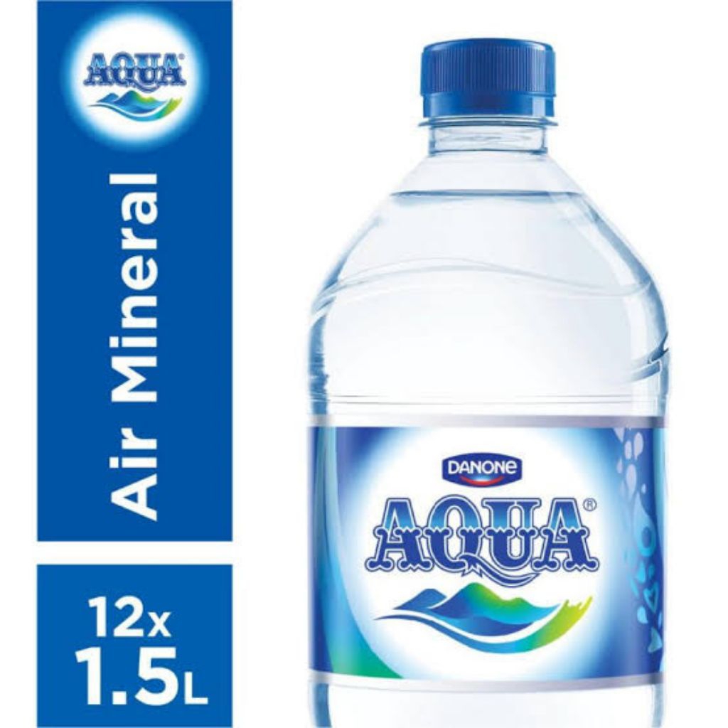 Jual BOTOL AQUA BEKAS AIR MINERAL KEMASAN 1500 ML | Shopee Indonesia