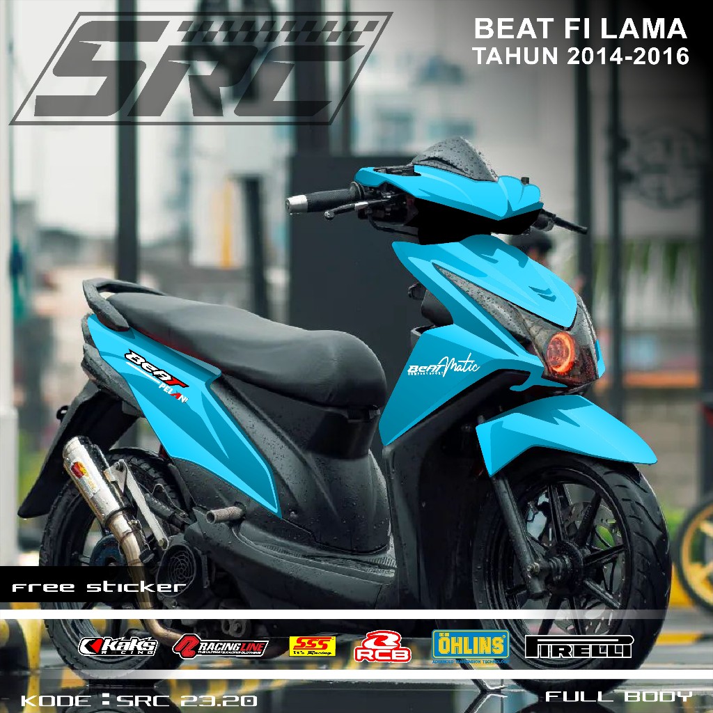 Jual COD Decal Sticker Full Body Honda Beat fi Old 2013 2014 2015 2016 ...