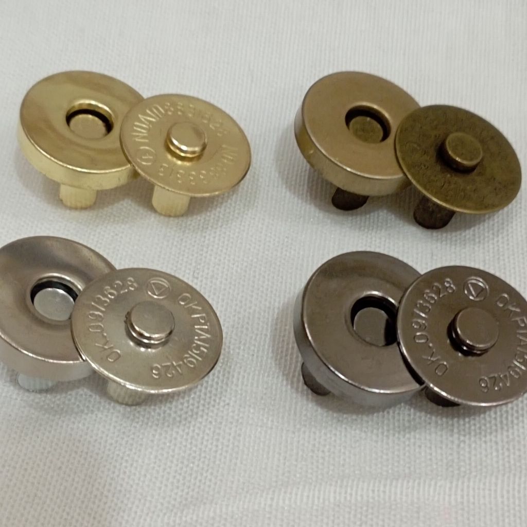 Jual KANCING MAGNET 1,8CM / KANCING MAGNET TAS 1,8CM (1LUSIN) | Shopee ...