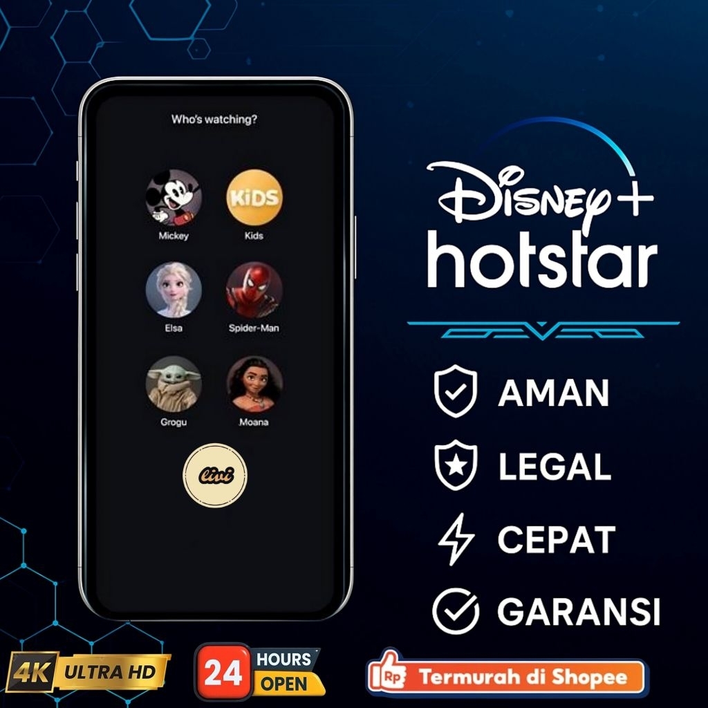 Jual DISNEY HOTSTAR ORI PREMIUM RESMI UHD 4K | Shopee Indonesia