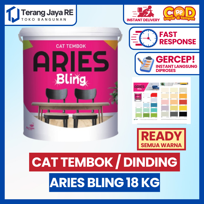Jual Cat Tembok Aries Bling 18 KG | Shopee Indonesia