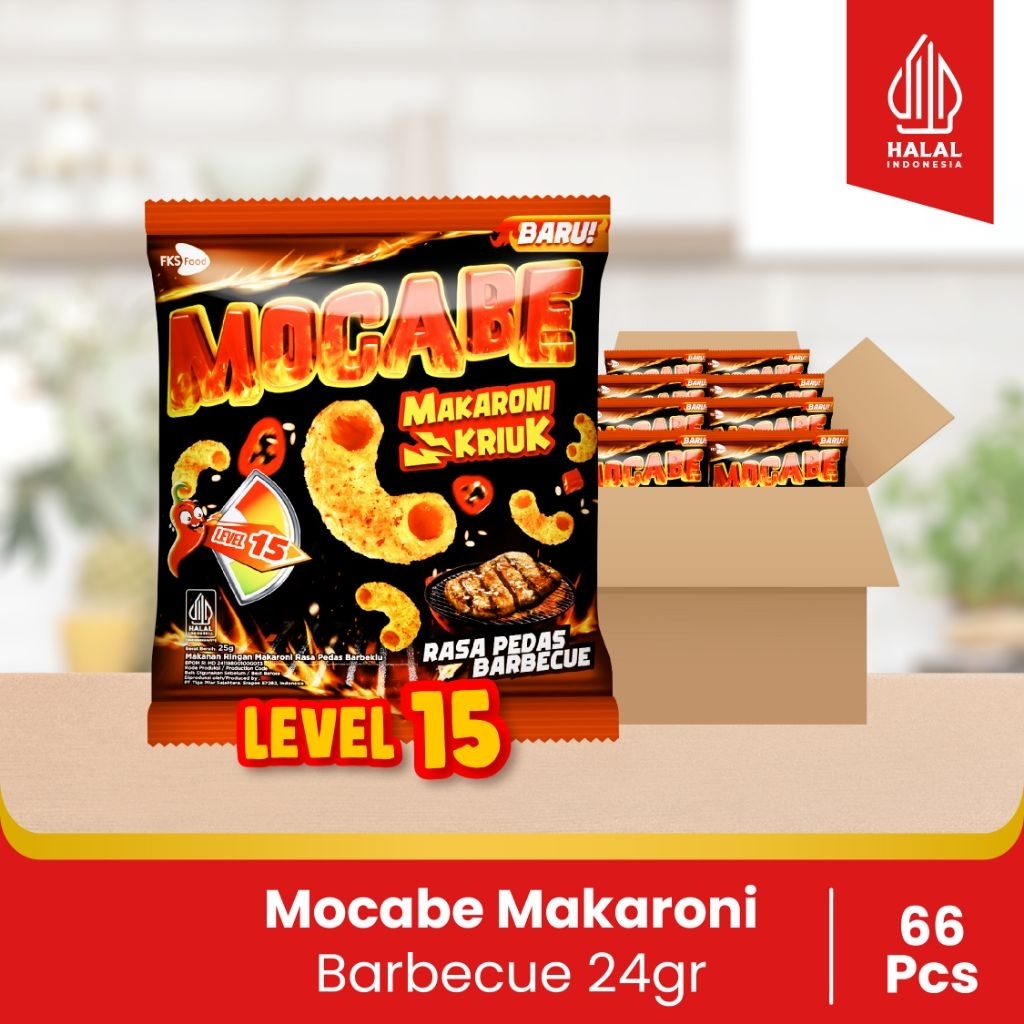 Jual Mocabe Makaroni - Barbecue - Small Pack - 1 Karton (6 Renceng ...